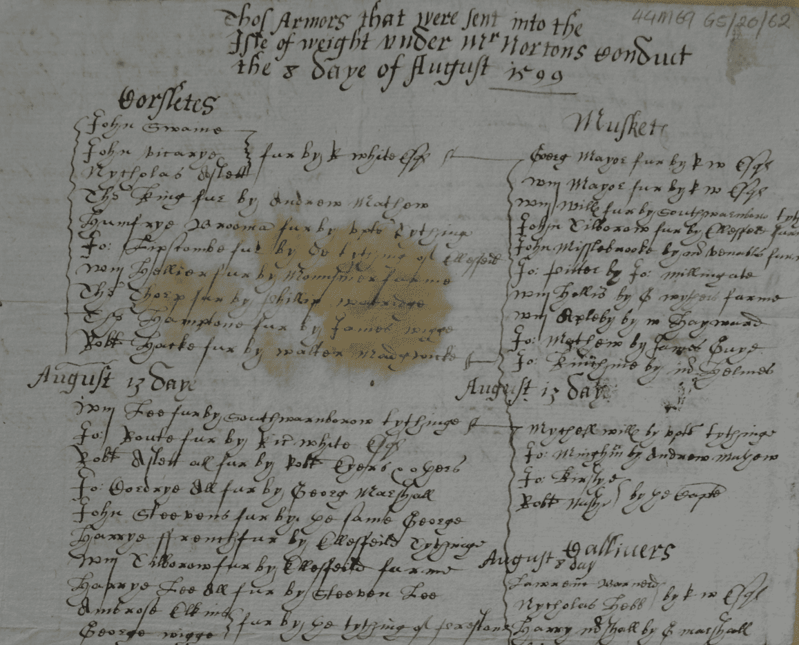 The Spanish ‘Invisible Armada’ of 1599 and Hampshire’s Demanding ...